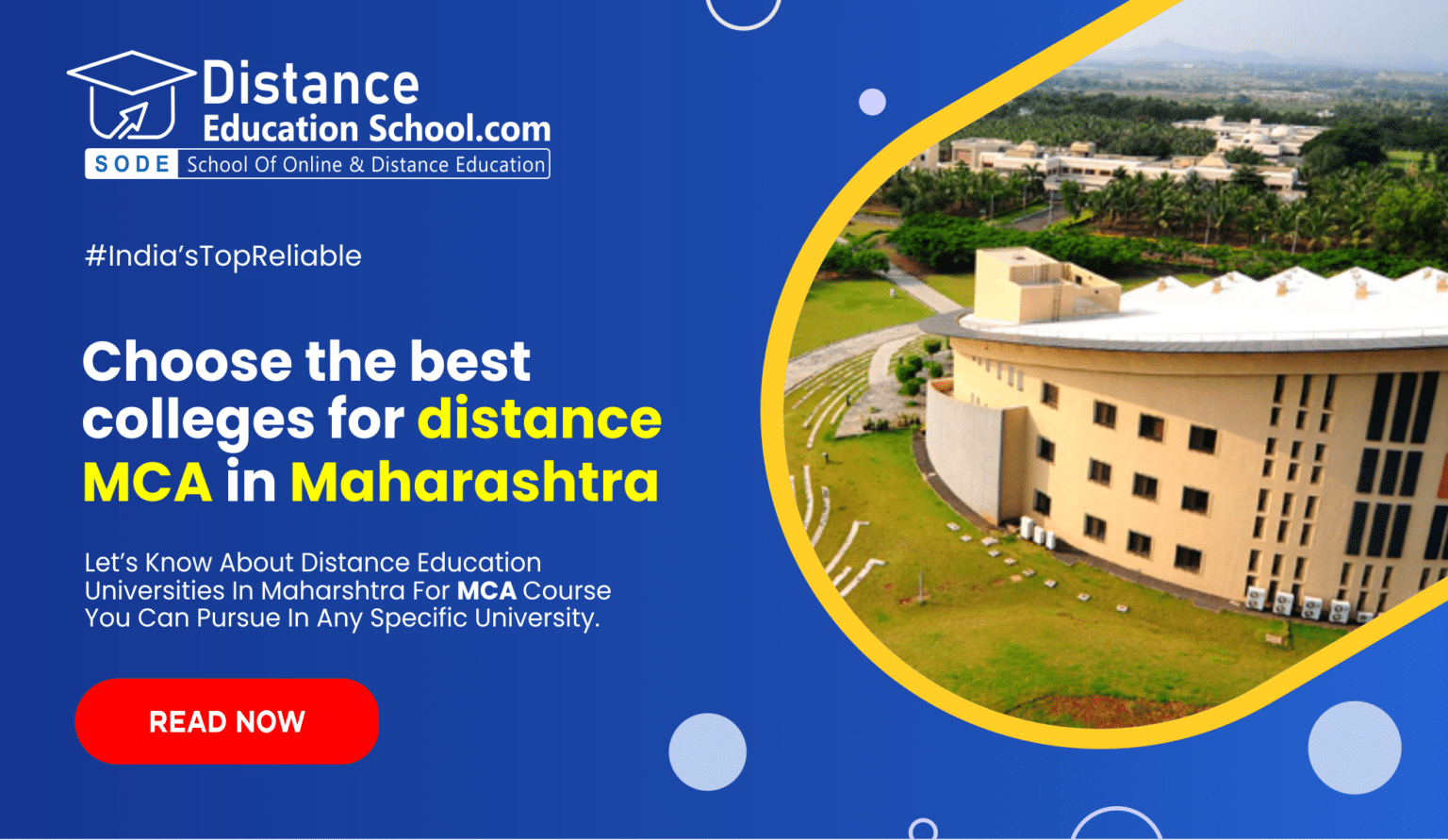 Distance MCA Colleges in Maharashtra | Online MCA Universities