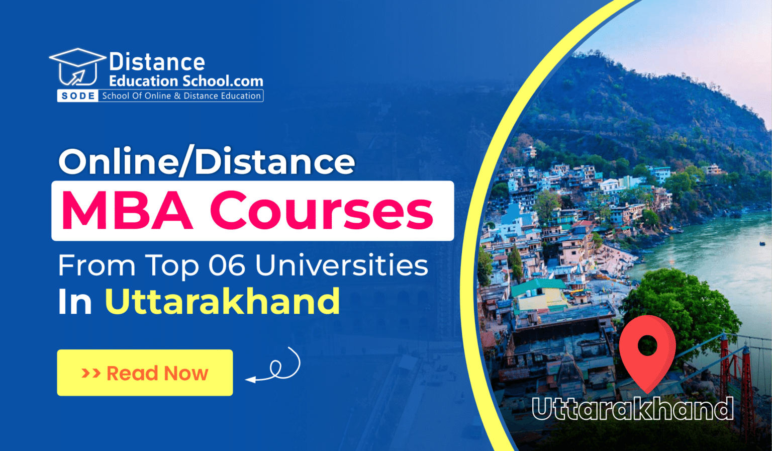 Top 6 Online/Distance MBA Universities Uttarakhand 2025