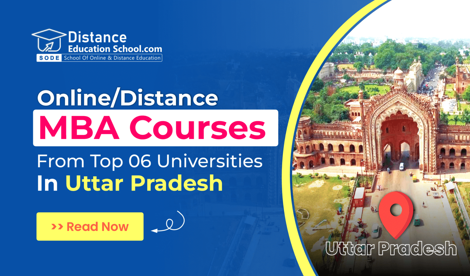 Top 6 Online/Distance MBA Universities Uttar Pradesh 2026