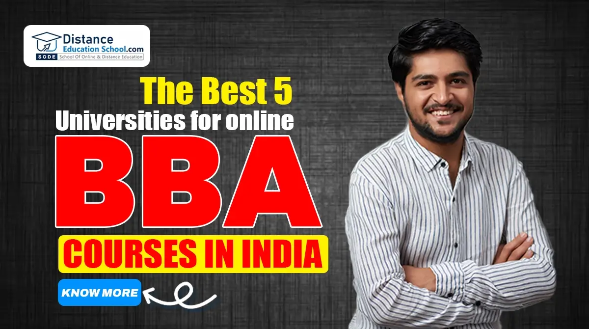 Top 5 Online BBA Courses Universities in India 2025