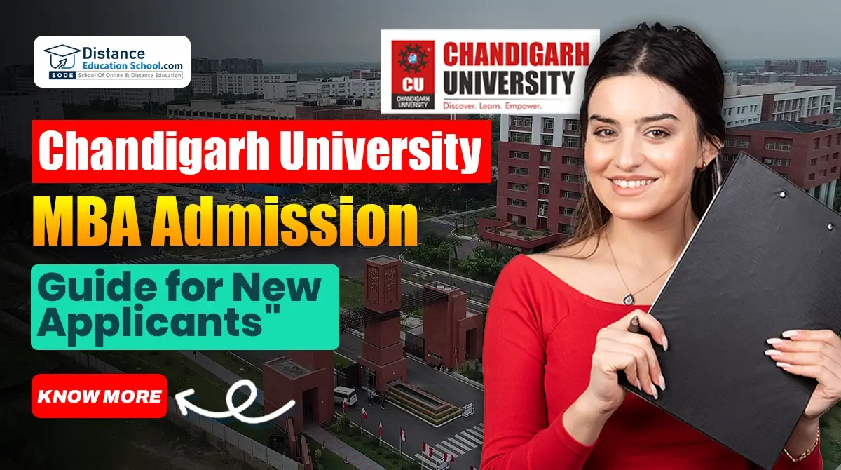 Chandigarh University Admission Process for Online MBA