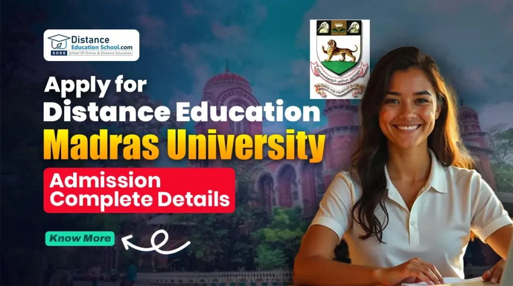 Madras University Distance Education Pg Courses List Archives