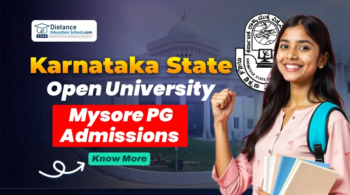 Karnataka State Open University Mysore PG Admissions 2025