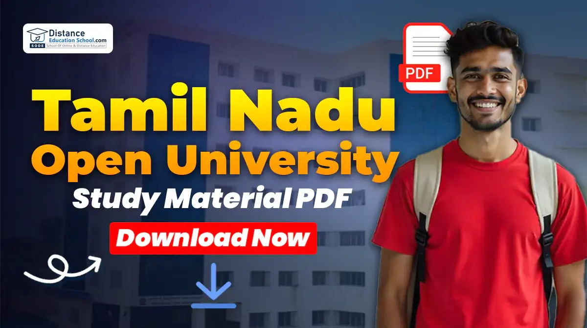 Tamil Nadu Open University Study Material PDF - Download Now!
