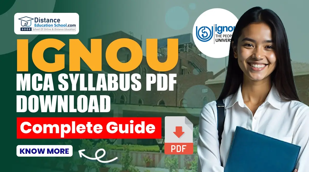 IGNOU MCA Syllabus PDF Download- Complete Guide