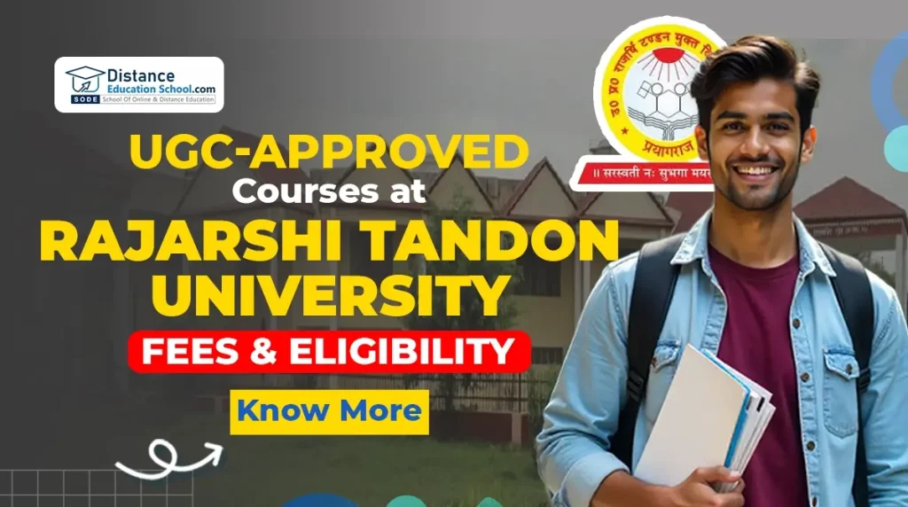 UGC-Approved Courses at Rajarshi Tandon University